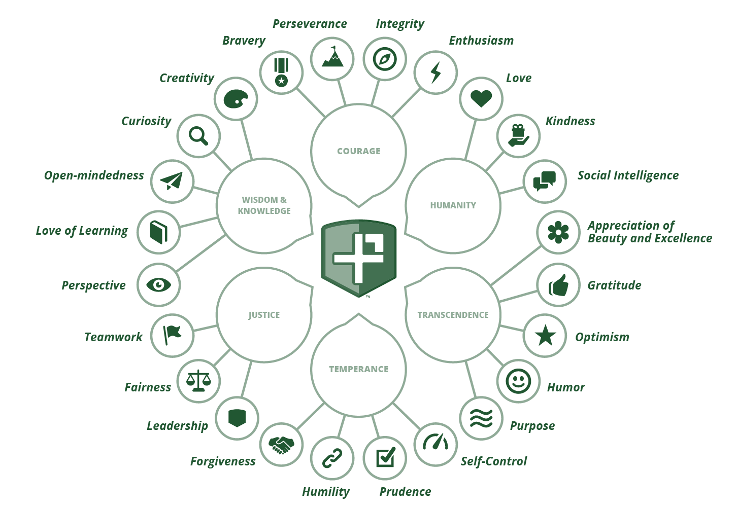 The 24 Character Strengths Explained | The Positivity Project